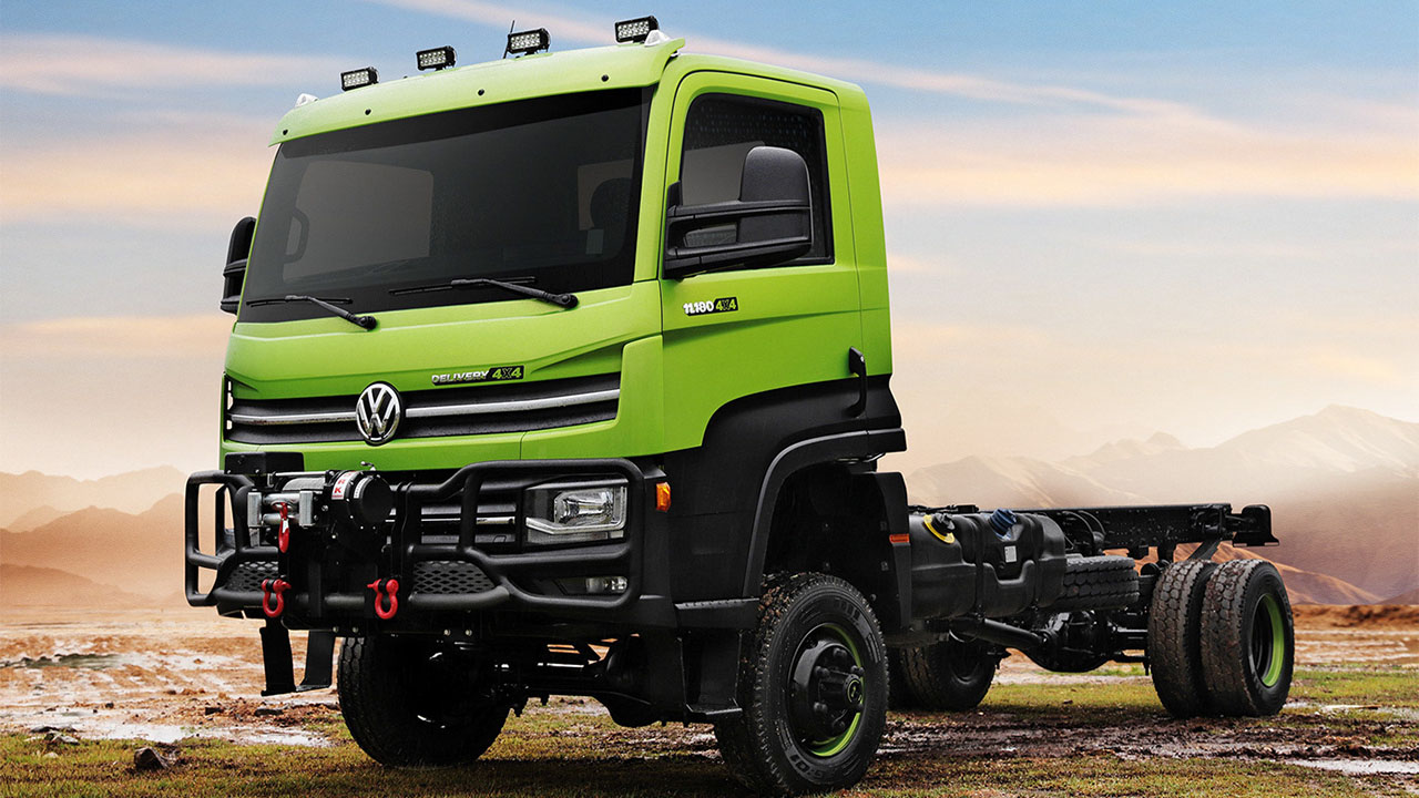 Volkswagen Delivery 4×4 enfrenta qualquer terreno e ainda puxa até 7 ...