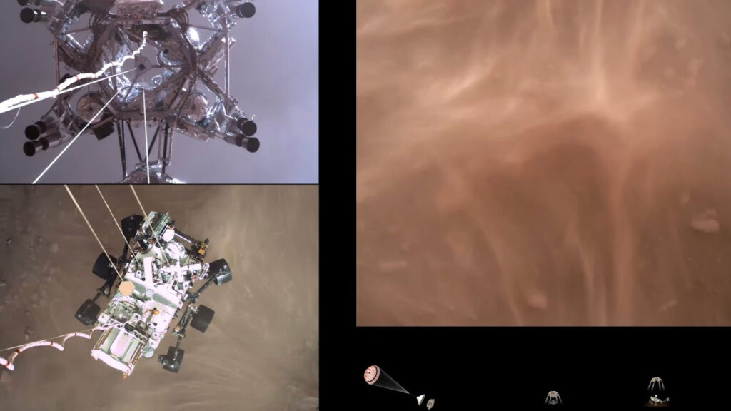 NASA divulga primeiro vídeo com imagens reais do robô Perseverance ...