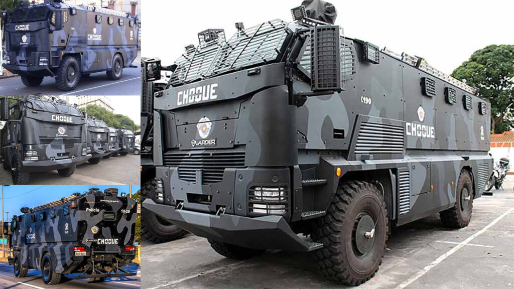 Conheça o Guarder – Caminhão blindado da tropa de choque da polícia ...