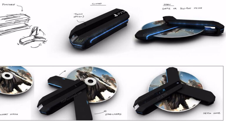 PS5 Portable 5G aparece em vídeo conceitual com design de nave espacial ...